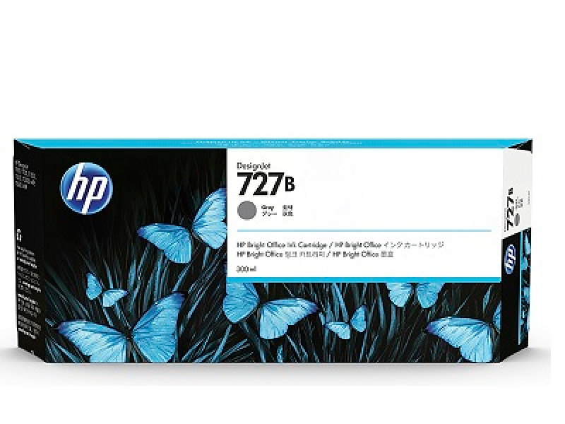 3WX21A HP727Bインクカートリッジ グレー300ml LAMI MALL Plus